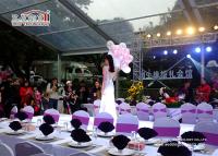 China 150 Square Meters Clear Marquee Tent For Temporary Trade Show for sale