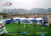 China Large Modular Tent For Events With Glass Wall Wind Loading 120km / Hour for sale