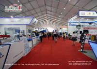 China 40m Width Clear Span Tents For Trade Show / Exhibition Movable Fire Retardant for sale
