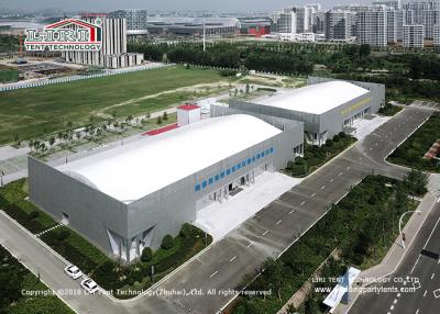 China 40m Width Double Decker Tent With Glass Walls All Around For Exhibition for sale