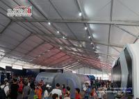 China Anti Wind Glass Window Exhibition Marquee Tent With 5 Years Warranty for sale