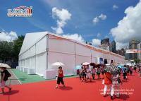 China Anti Wind Glass Window Exhibition Marquee Tent With 5 Years Warranty for sale