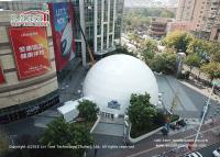 China Self - Cleaning Dia 6m Geodesic Dome Tents With Interior Decoration for sale