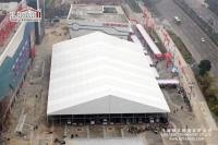 China Outdoor Aluminum PVC Tent With Large Clear Span Wind Load 100km/H for sale