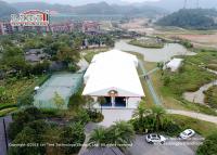 China 2000 Square Meter Outdoor Exhibition Tents For Movable Catering With PVC Walls for sale