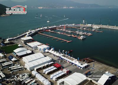 China 1000 People Outdoor Exhibition Tents With White Roof For Temporary Sport Events for sale