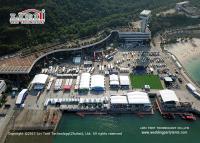 China 1000 People Outdoor Exhibition Tents With White Roof For Temporary Sport Events for sale