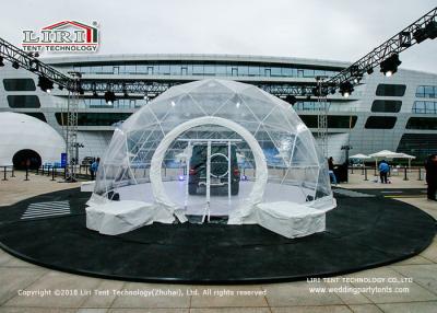 China UV Resistant Transparent Geodesic Dome Tent , Outdoor Event Half Sphere Tent for sale