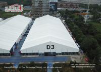 China 50m Clear Span Outdoor Exhibition Tents With Glass Wall Sidewalls for sale