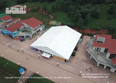 China 20m Clear Span Tent With Glass Wall Sidewalls For Outdoor Event for sale