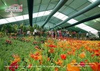 China Outdoor Aluminum Marquee Tent With PVC Window Sidewalls Around For Flower Show for sale