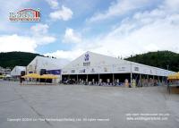 China Waterproof Polygon White PVC Event Tent With 20 Years Lifespan for sale