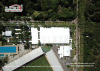 China Outdoor Aluminum Marquee Tent With PVC Window Sidewalls Around For Flower Show for sale