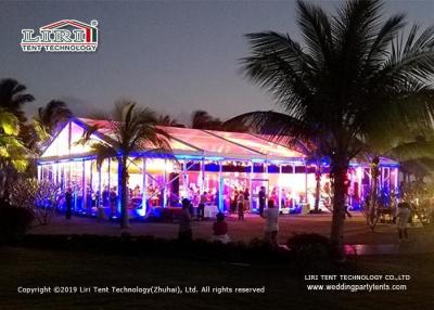 China 15m Clear Span Transparent Marquee Tent For 500 People Temporary Event Party for sale