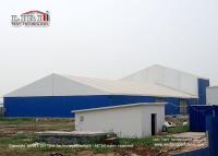 China Blue Color 1000 Square Meter Warehouse Marquee Canopy Tent With Steel Sandwich Panels for sale