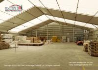China Blue Color 1000 Square Meter Warehouse Marquee Canopy Tent With Steel Sandwich Panels for sale
