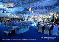 China 25m Wide Customized Luxury Wedding Tents With High Peak / Outdoor Exhibition Tents for sale
