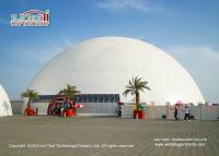 China White Geodesic Dome Tent For Huge Events / Commercial Party Tents for sale