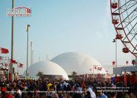 China White Geodesic Dome Tent For Huge Events / Commercial Party Tents for sale