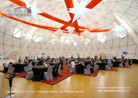China White Geodesic Dome Tent For Huge Events / Commercial Party Tents for sale