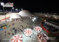 China White Geodesic Dome Tent For Huge Events / Commercial Party Tents for sale