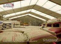 China 30m Width Industrial Storage Tents With  Block - Out And Translucent Roof Cover for sale