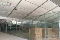 China Snow Resistance Steel Structure Prefabricated  Emporary Storage Tent  for Industrial Storage for sale