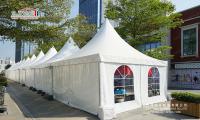 China Durable Aluminum And PVC Outdoor Event Tents / 5x5M Pagoda Tent for sale