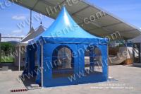 China 5X5m Pagoda Party Tent for rental, High Peak Pagoda Party Tent, Outdoor event party tent with printing for sale