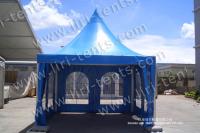 China 5X5m Pagoda Party Tent for rental, High Peak Pagoda Party Tent, Outdoor event party tent with printing for sale