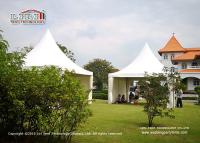 China Outdoor Party Gazebo Canopy Marquee 5x5m With Plain White PVC Sidewall Around for sale