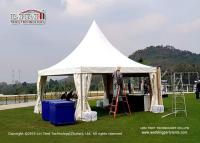China Outdoor Party Gazebo Canopy Marquee 5x5m With Plain White PVC Sidewall Around for sale