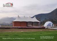 China Movable Luxury Glamping Tents For Folk Accommodation / Parks And Garden for sale
