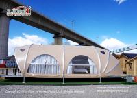 China Outdoor Aluminum Frame Luxury Glamping Tents For Hotels And Resorts for sale