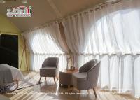 China Outdoor Aluminum Frame Luxury Glamping Tents For Hotels And Resorts for sale