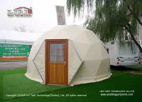 China Flame Retardant Geodesic Dome Hotel Catering Tent Wind Loading 100km / Hour for sale