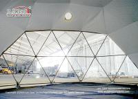 China 3-60M Big Glamping Geodesic Dome Tents With Self - Cleaning Ability for sale