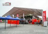 China 3-80m Clear Span Aluminum And PVC Party Tent For Sports Court 204x120x3mm for sale