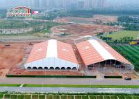 China Colorful PVC Fabric Tent For Tennis Court UV Resistant Waterproof for sale