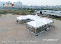 China 5x5m Modular Outdoor Event Tents With Glass Door Snow Loading 30kg/Sqm for sale