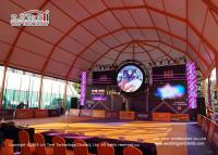 China Unique Tear Resistant Sport Event Tents Roof Cover 850g/Sqm Block - Out for sale
