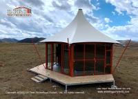 China Durable Luxury Glamping Tents Structures For Resorts 25 Years Life Span for sale