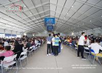 China 50m Width Aluminum Frame Outdoor Event Tents For Restaurant CFM IFAI for sale