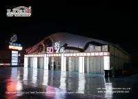 China 20x30m 6m Side Height Outdoor Event Tents With Thermo Roof Covers And Glass Panel Around For Cinema Room for sale