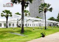 China 200 People Transparent Marquee Tent For Garden Temporary Event Party for sale