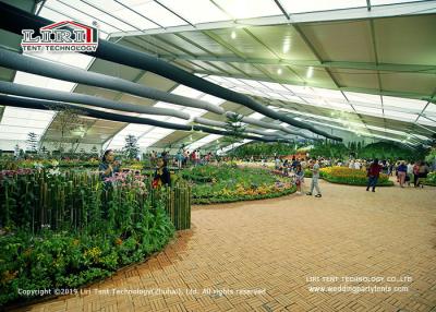 China UV Resistant Huge Party Tent For Flower Show Wind Loading 100km / Hour for sale