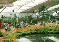 China UV Resistant Huge Party Tent For Flower Show Wind Loading 100km / Hour for sale
