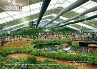 China UV Resistant Huge Party Tent For Flower Show Wind Loading 100km / Hour for sale
