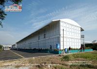 China Wind Proof Double Decker Tents With ABS And Glass Sidewall Stainless Profile for sale