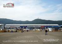 China Wind Proof Double Decker Tents With ABS And Glass Sidewall Stainless Profile for sale